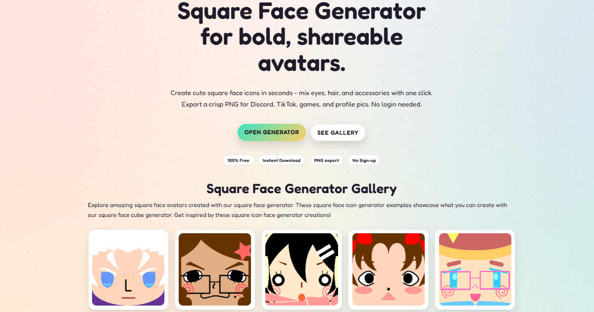How to Use Square Face Generator - Step-by-Step Guide